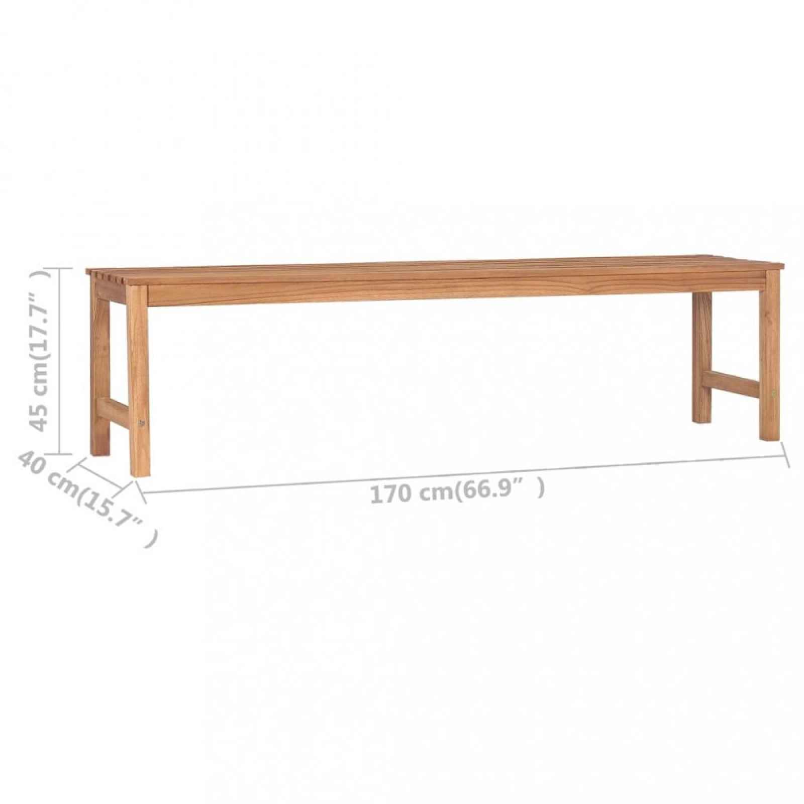 Zahradní lavice teak | Viame.cz
