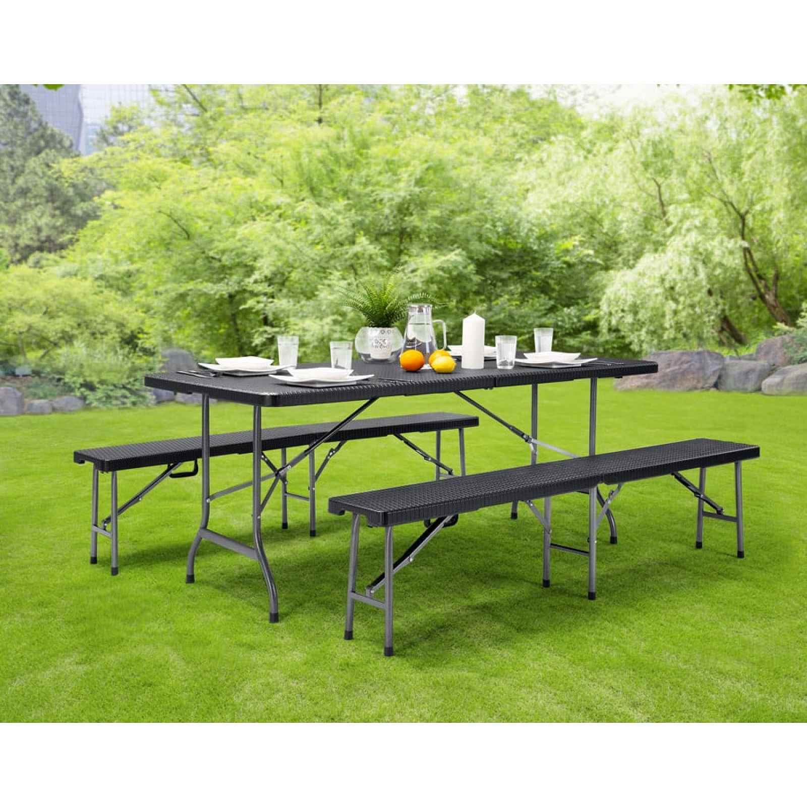 Skládací zahradní pivní set D4578 Dekorhome | Viame.cz
