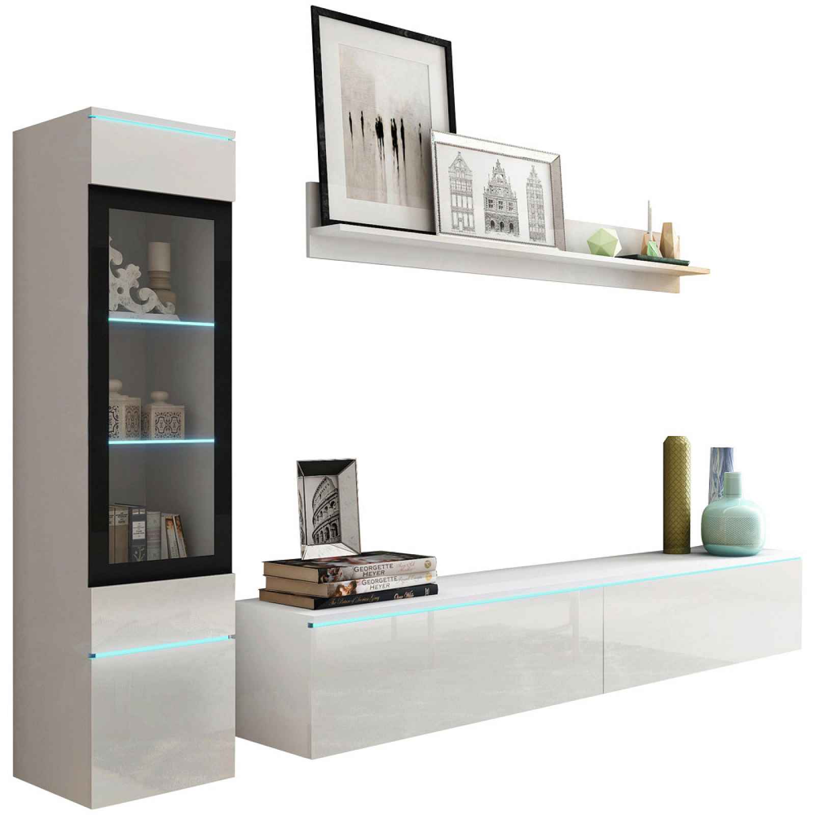 Obývací Stěna Vera Bílá Vl | Viame.cz