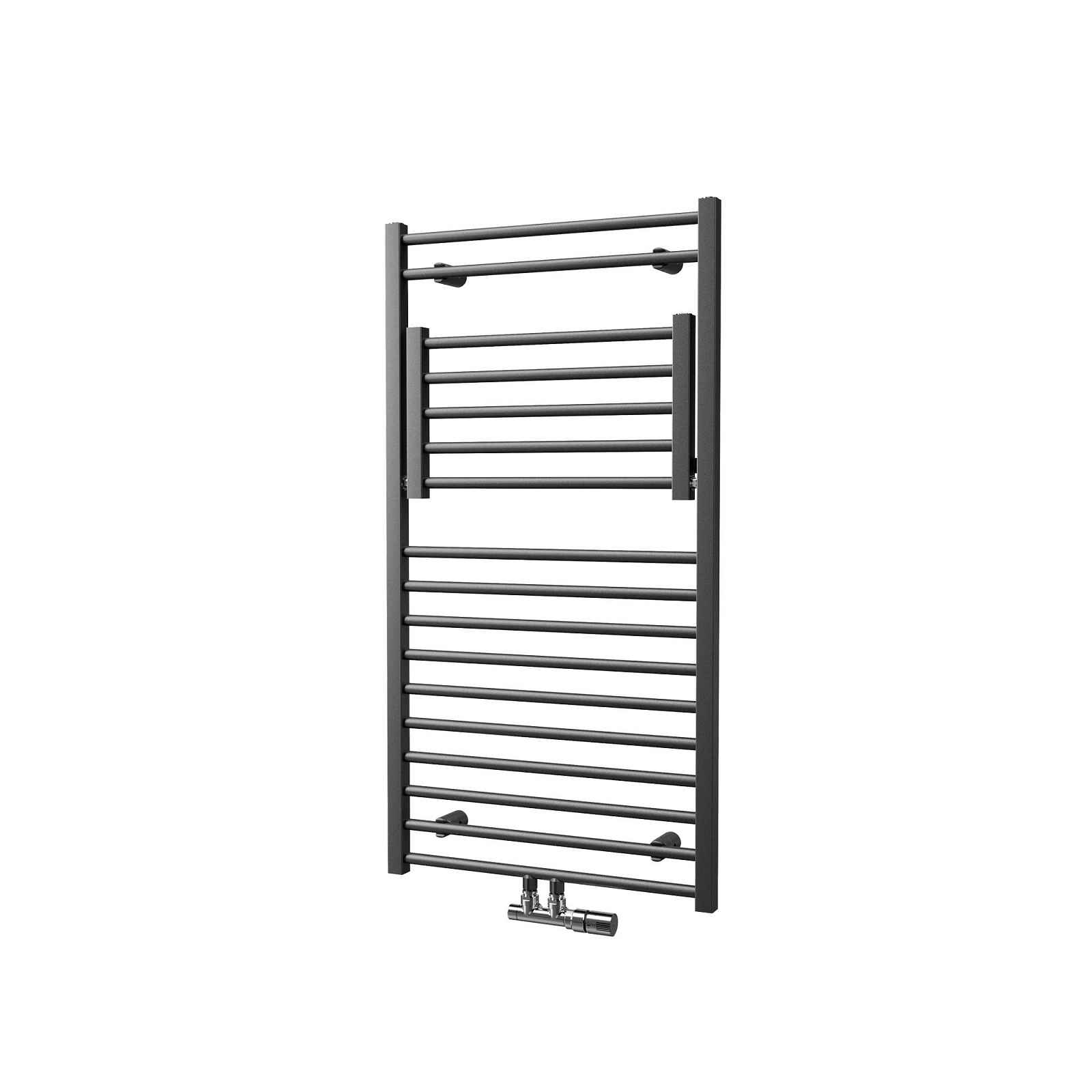 Radiátor trubkový Isan Flexi 600×1555 mm antracit | Viame.cz